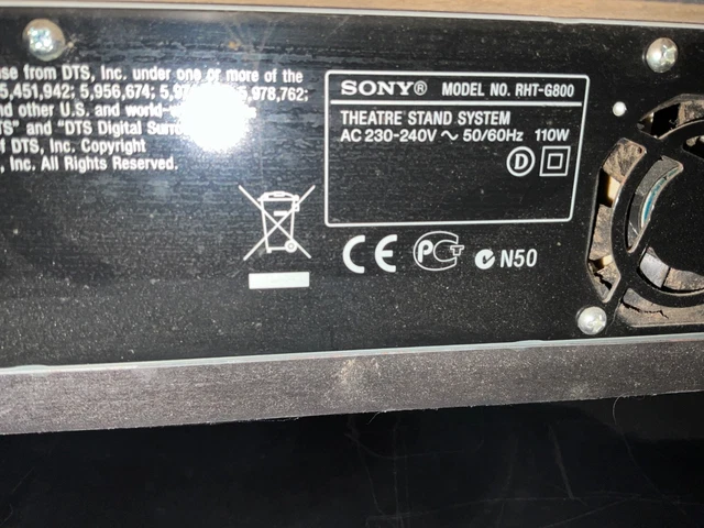 SONY BRAVIA THEATRE RHT-G800 £0.99 - PicClick UK
