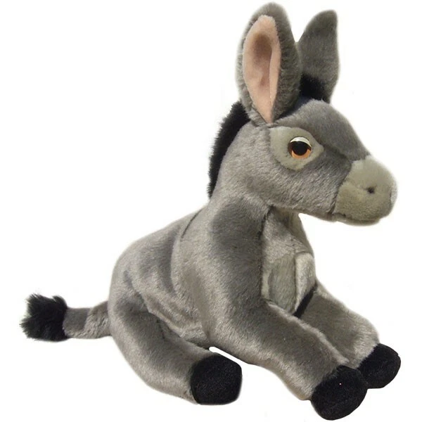 12& GREY DONKEY teddy Donkey soft toy donkeys plush toy farm animals ...