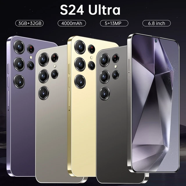 S24 ULTRA SMARTPHONE 6,8 pouces débloqué Android 3+32 Go double SIM 4G téléphone EUR 77,99 ...