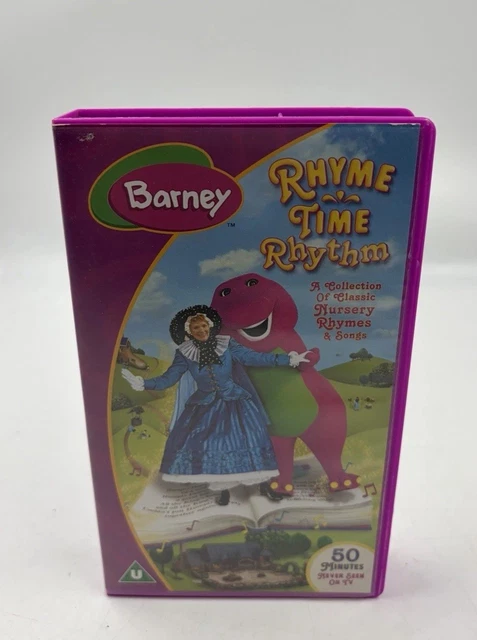 BARNEY RHYME TIME Rhythm VHS £9.07 - PicClick UK
