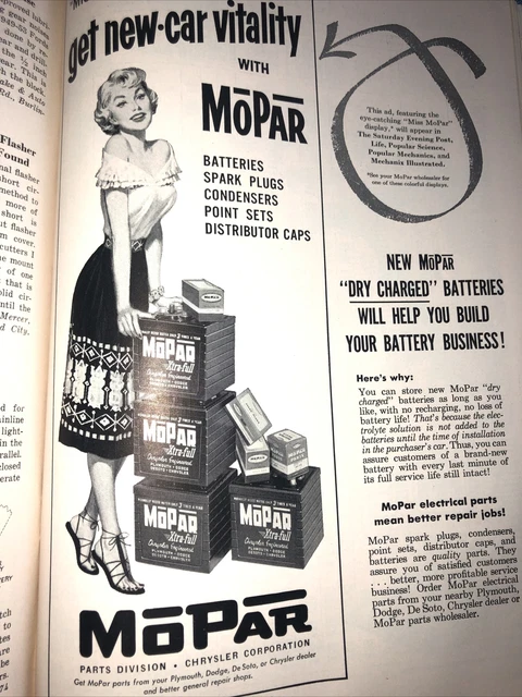 1955 CHILTON’S MOTOR Age Automotive Magazine Great Ads Gasser Hot Rod ...