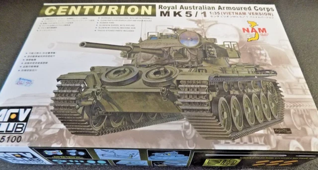 CENTURION ROYAL AUSTRALIAN Armoured Corps Vietnam Version Mk 5/1 1:35 Scale EUR 48,70 - PicClick DE