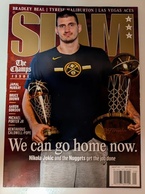 NIKOLA JOKIC SLAM Magazine The Champs Issue 2023 £37.77 - PicClick UK