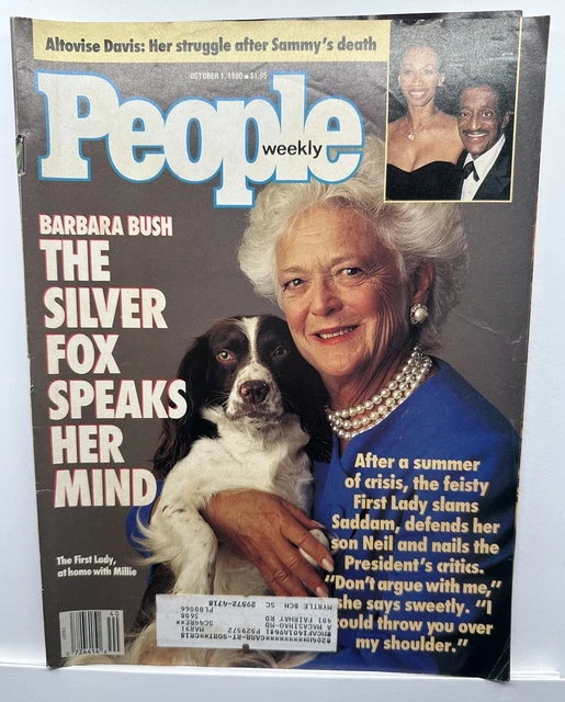 PEOPLE MAGAZINE OCTOBER 1 1990 Barbara Bush £7.57 - PicClick UK