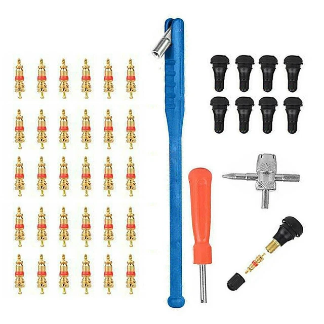 UNIVERSAL 43X TIRE Valve Stem installation Tool Kit for Car Truck ...