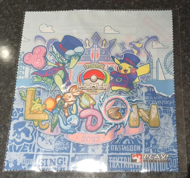 POKÉMON WORLD CHAMPIONSHIPS London 2022 Screen Cleaner Cloth New and ...
