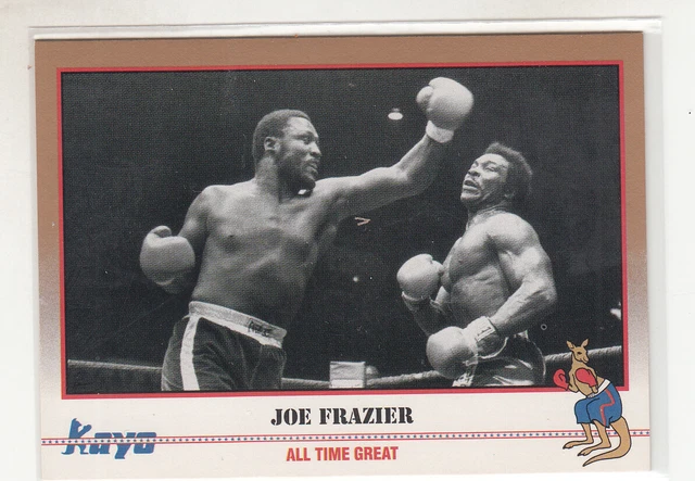 JOE FRAZIER 1991 Kayo Boxing All Time Great #248 Heavyweight Champion ...