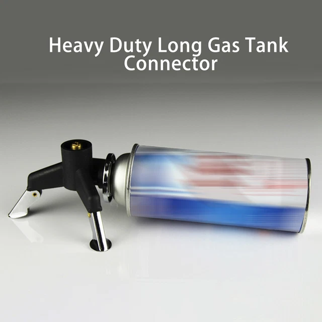GAS TANK CONVERTER Portable Cooking Heavy Duty Long Gas Tank Connector ...