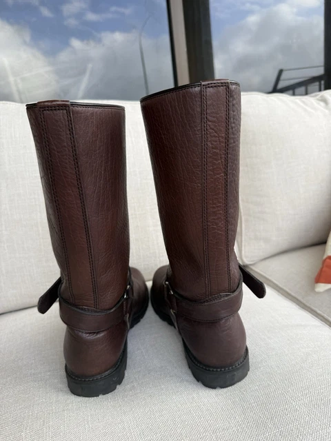 AUSTRIAN LUDWIG REITER Handmade Leather Biker Boots US 11 / UK 10 / EU ...