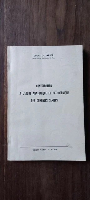 LOUIS DUJARIER - Contribution A L'Etude Anatomique Et Pathogéniq ...