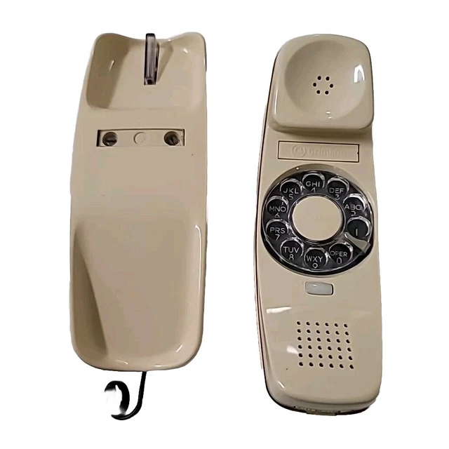 VINTAGE WESTERN ELECTRIC Tan Push Button Telephone £71.65 - PicClick UK