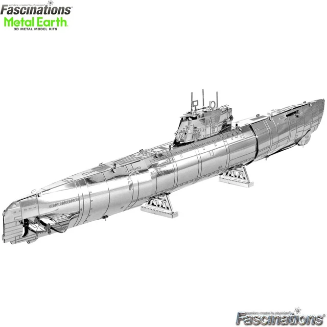 METAL EARTH WWII German U-Boat XXI Submarine 3D Puzzle DIY Model ...