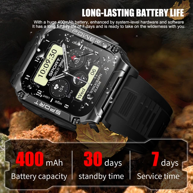 SMARTWATCH MAGNETIC CHARGING Heart Rate Fitness Tracker Men Women ...