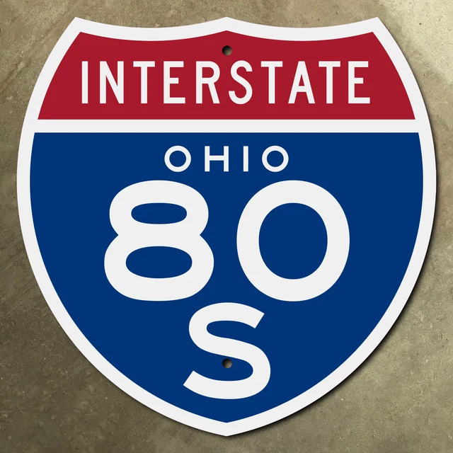 OHIO INTERSTATE ROUTE 80S highway marker road sign obsolete suffix 80 ...