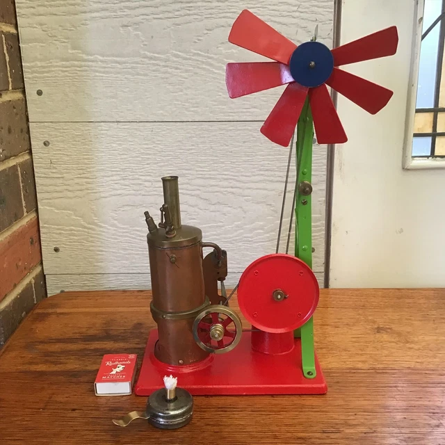 RARE 1950'S AUSTRALIAN Renown Steam Engine with Windmill & Water Pump ...
