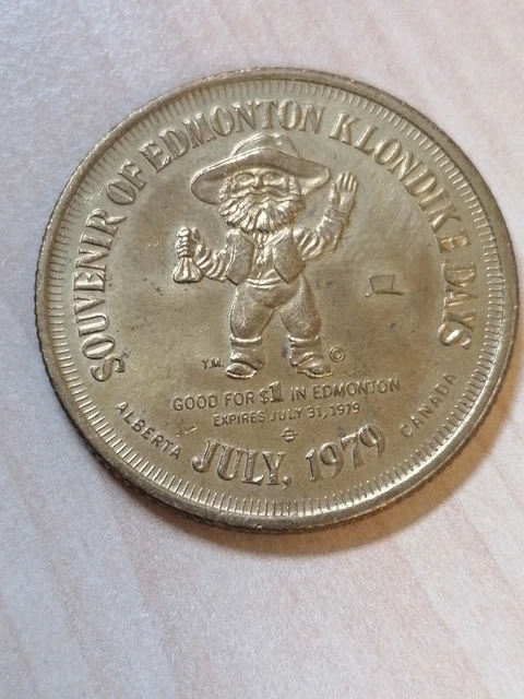 CANADA LOCAL 1 Dollar Token, EDMONTON KLONDIKE Days, 1979 £5.00 ... CANADA LOCAL 1 Dollar Token, EDMONTON KLONDIKE Days, 1979 £5.00 ...