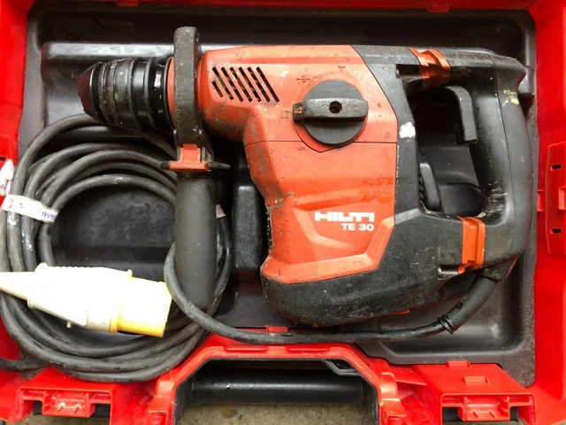 HILTI TE30 HAMMER drill , 110V ROTARY HAMMER DRILL SDS , WORKING ORDER ...