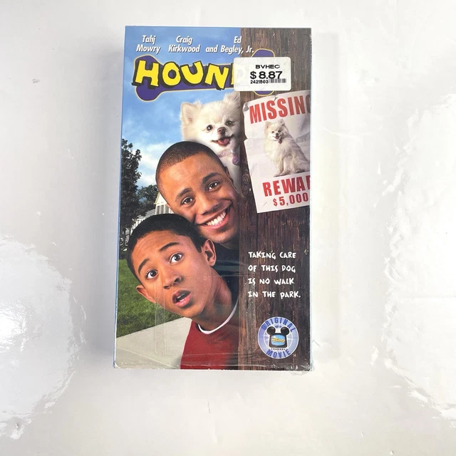 HOUNDED (VHS, 2001) Walt Disney Channel Home Video Original Movie Tahj ...