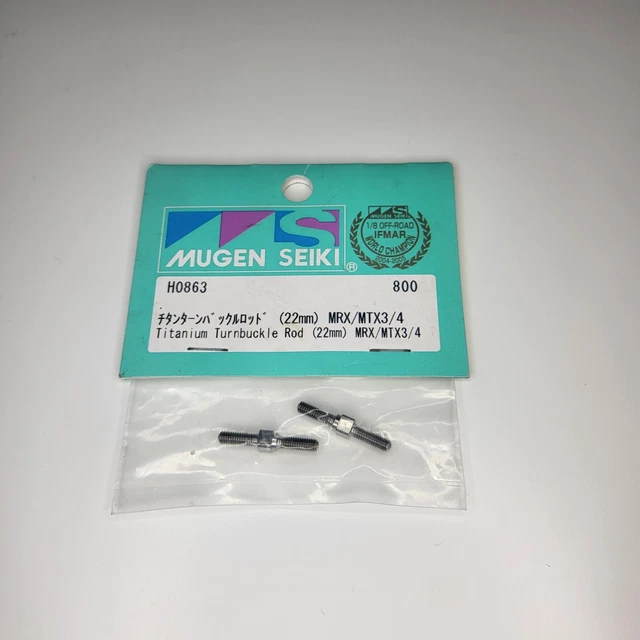 MUGEN SEIKI TITANIUM I and Road Pull (22mm) MRX/MTX 3/4 Art. H0863 £13. ...