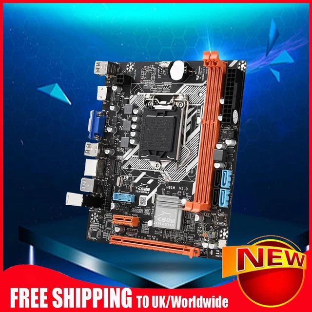 2CH 16GB DESKTOP Motherboard HD Interface M-ATX Small Board LGA DDR3 ...