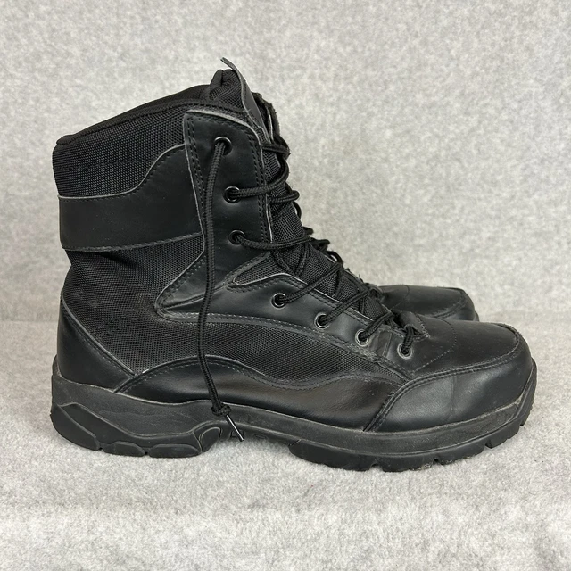 MENS INTERCEPTOR STEEL Toe Slip And Oil Resistant Tactical Safety Boot ...