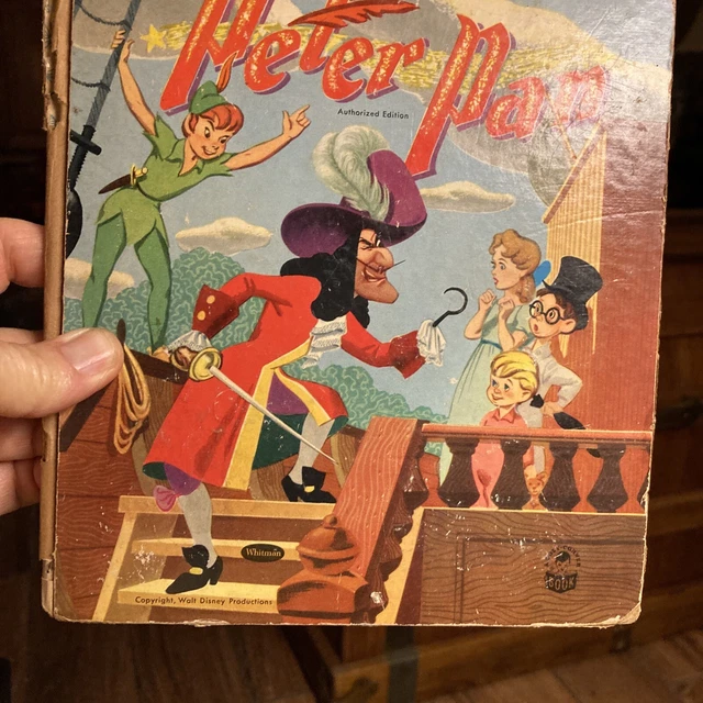 VINTAGE LITTLE GOLDEN Book - Walt Disney's Peter Pan And The Pirates ...