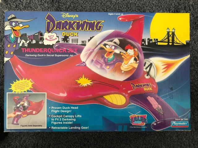 MIB 1991 DISNEY Playmates Darkwing Duck - Thunderquack Jet* £350.00 ...