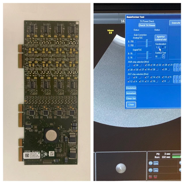 GE VOLUSON E8 Beamformer Sub Board Model RSR14a . P9 KTI196357-6a ...