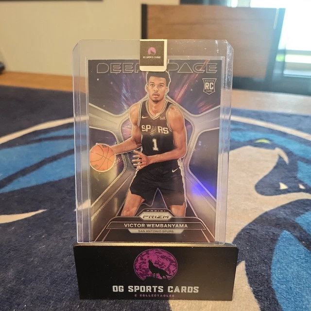 2023-24 PRIZM VICTOR Wembanyama Deep Space Rookie Card RC #1 Spurs ...