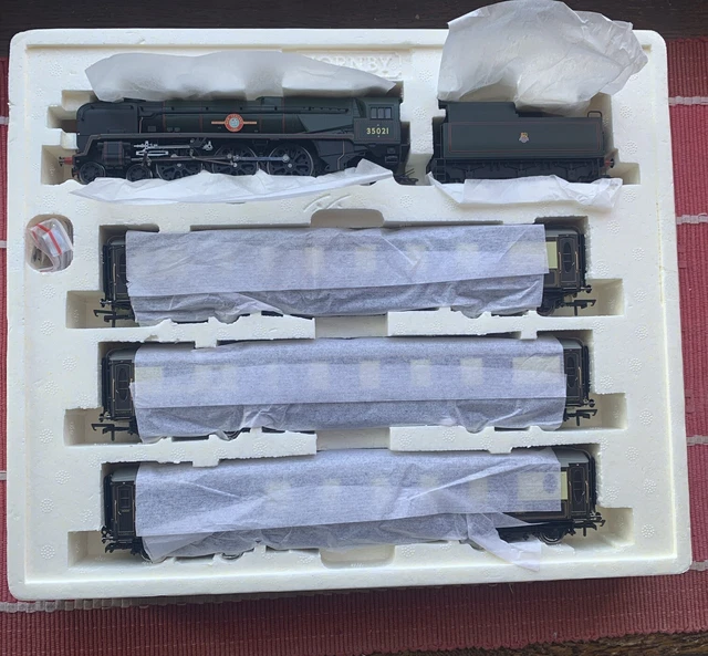 PACK TRAIN HORNBY R2300 Bournemouth Belle MN 35021 ligne Nouvelle ...
