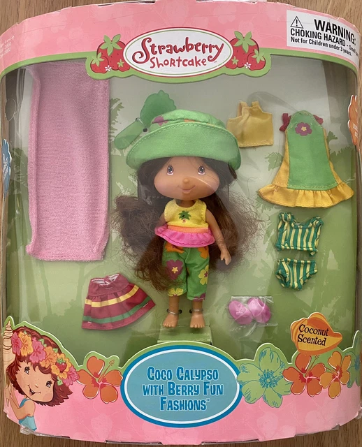 STRAWBERRY SHORTCAKE “COCO CALYPSO” With Berry Fun Fashions Set. 2004 ...