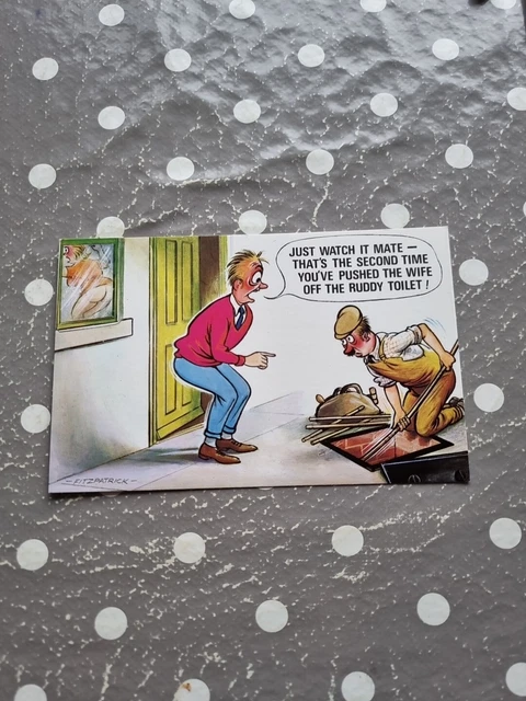 VINTAGE SAUCY SEASIDE Comic Postcard BAMFORTH BLACK TRIANGLE NO 884 ...