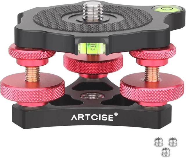 TRIPOD HEAD LEVELING Base Camera Tripod Head Leveler Stand Aircraft ...