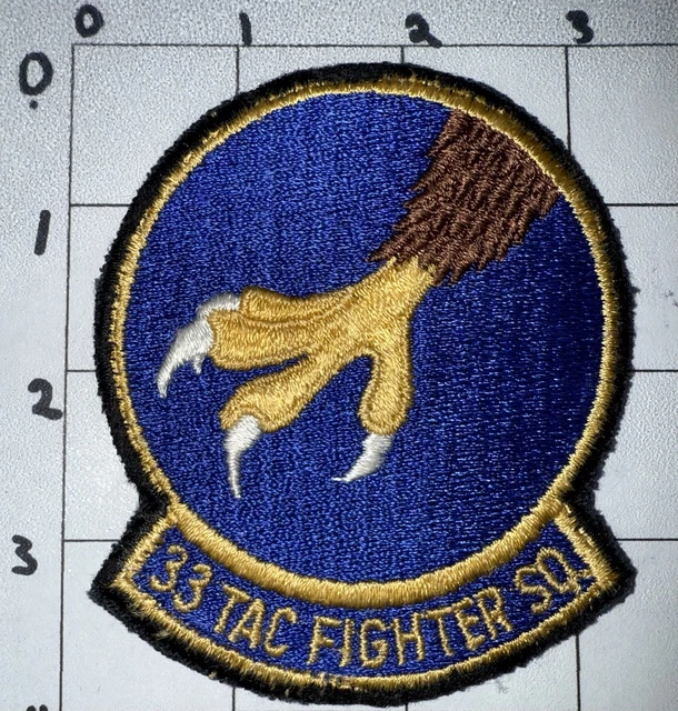 USAF 33RD TACTICAL Fighter Squadron Patch (2 $9.99 - PicClick