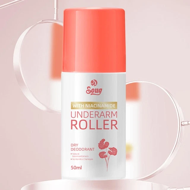 UNDERARM ROLLER BALL Serum with Niacinamide Ingredient Dry, Sweating, £ ...