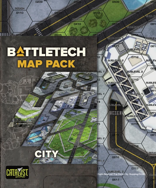 BATTLETECH MAP PACK City Double Sided Paper Maps NEW £31.46 - PicClick UK