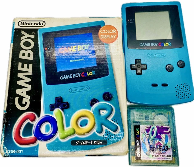 NINTENDO GAMEBOY COLOR - Boxed with Pokémon Crystal (Japanese version ...