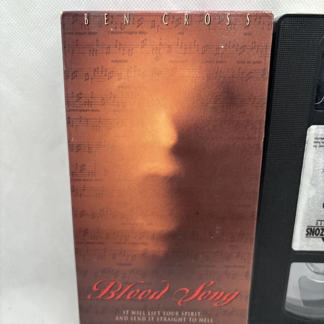 BLOOD SONG VHS Horror Slasher Ben Cross Jennifer Burns Beverly Garland ...