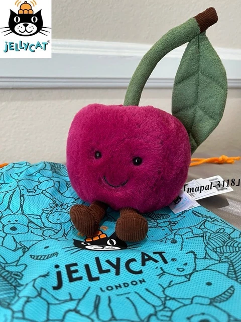JELLYCAT AMUSEABLE CHERRY Soft Toy - Brand New with Tags With Dust Bags ...