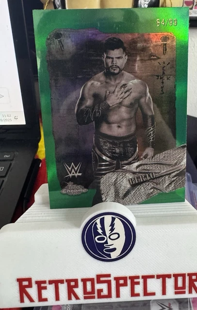 BERTO WWE 2025 Topps Chrome Cactus Jack Rodeo Rebels Green /99 £16.13 ...