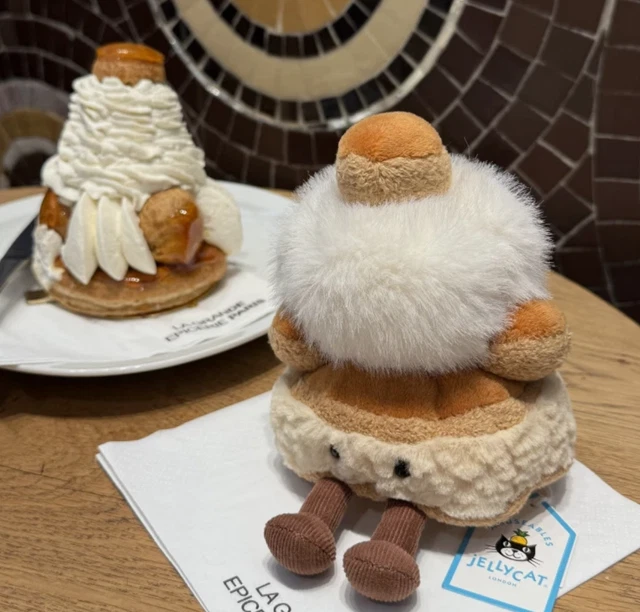 JELLYCAT AMUSEABLES MIRIELLE St Honore Cake Plush-Paris Exclusive, Tags ...
