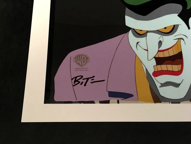 Batman The Animated Series Bruce Timm Signed Original Production Cel Joker Coa £71490 Picclick Uk 