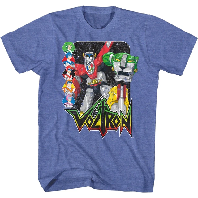 VOLTRON DESSIN ANIMÉ Polychrome Voltron & Pilote Homme T Shirt EUR 28 ...