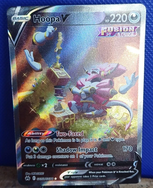 POKÉMON TCG HOOPA V Crown Zenith: Galarian Gallery GG53/GG70 Regular ...