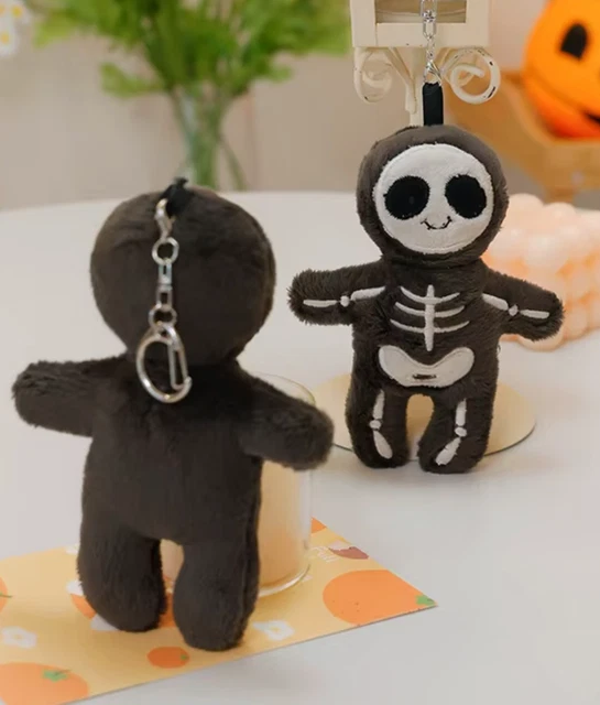 JELLYCAT AMUSEABLES SKELETON BoB Bag charm soft plush toy big ears ...