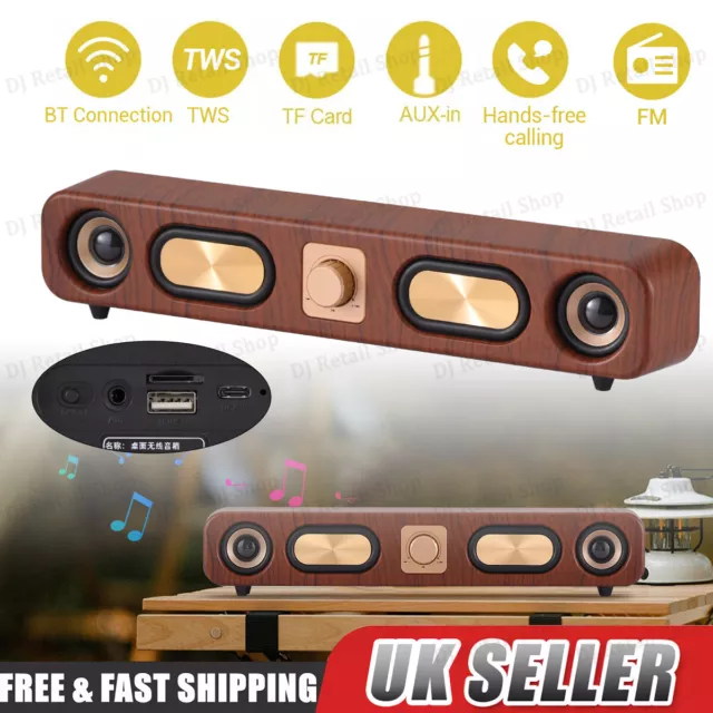 10w High Bass Ultra Loud Bluetooth Speakers Wireless Retro Speaker Portable £2199 Picclick Uk