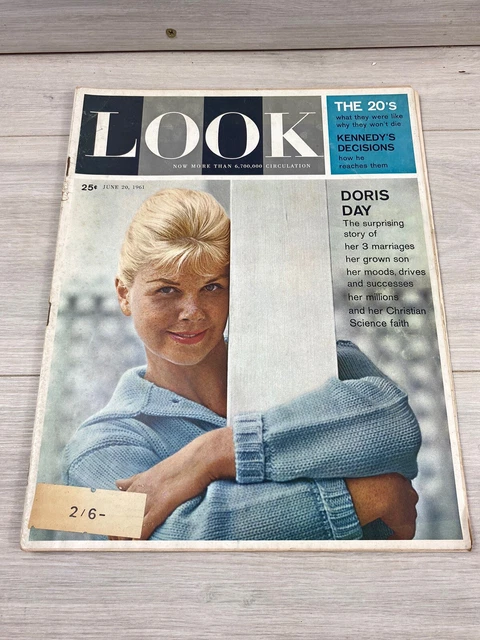 1961 JUNE 20 Look Magazine Doris Day Roger Maris The Twenties John F ...