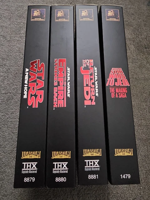 STAR WARS ORIGINAL Trilogy Collection 1997 VHS 4 5 6 £10.00 - PicClick UK