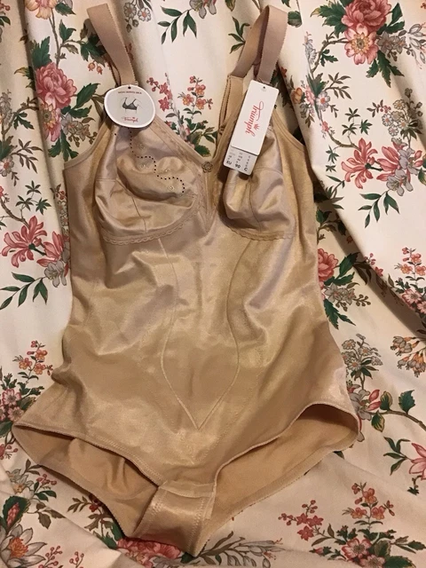 TRIUMPH DOREEN CORSELETTE 40C Bodyshaper Girdle Bodysuit Vintage ...