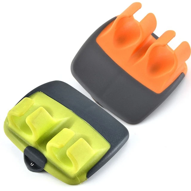 2X FINGER PEELER Palm Hand for Vegetables Potatoes Fruit Kitchen Rubber ...
